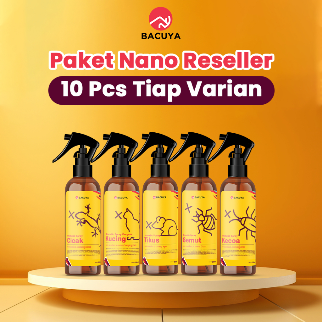 Jual BACUYA Paket Nano Reseller 10 Pcs Semut x Kecoa x Cicak x Tikus x ...