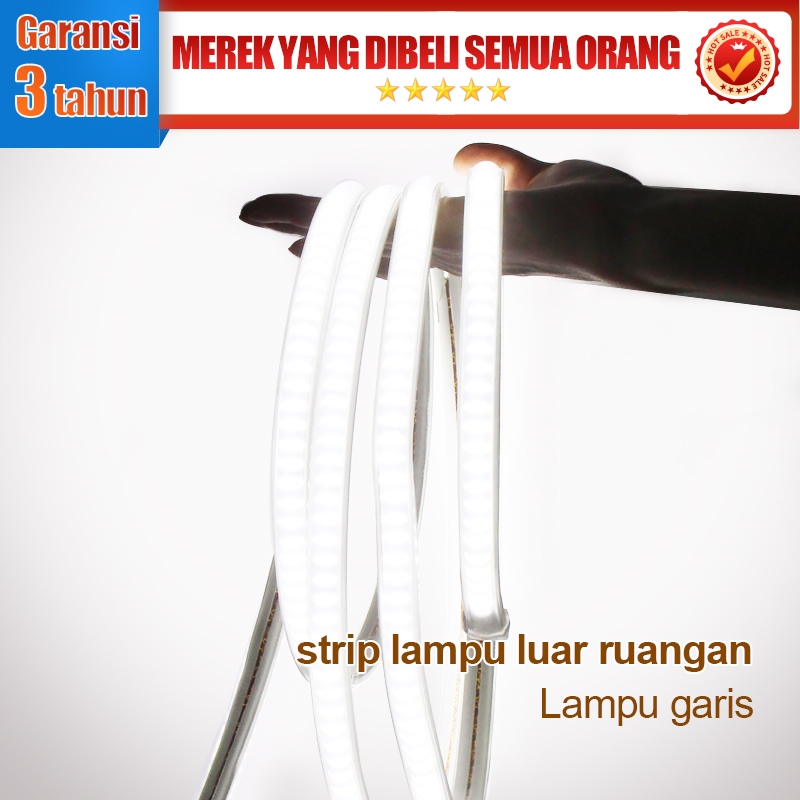Jual 220V LED Strip Tahan Air Dekorasi Taman Dinding Luar Rumah Luar ...
