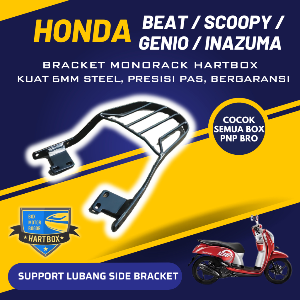 Jual Bracket Monorack Braket Motor Honda Beat All Series Pop Old Street ...