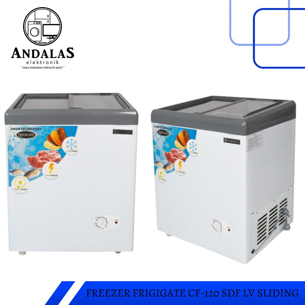 Jual FRIGIGATE F 120 SDF CHEST FREEZER BOX 100 L LEMARI PEMBEKU 100 ...