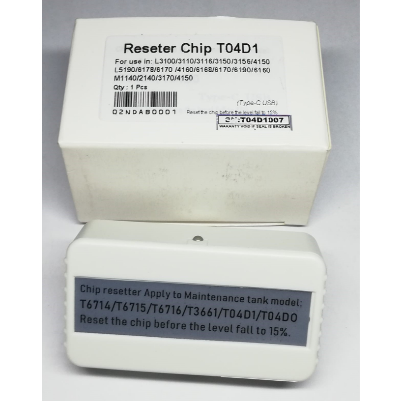 Jual ALAT MESIN RESETTER CHIP MAINTENANCE BOX CHIP T04D1 UNTUK PRINTER ...