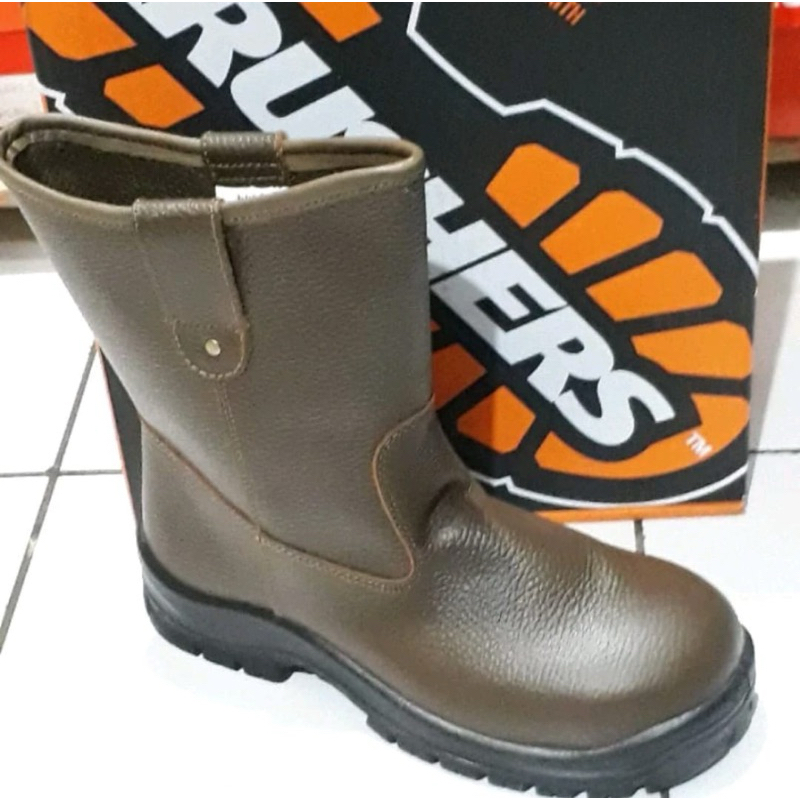 Jual Sepatu safety murah/ Sepatu safety ujung besi/ Sepatu safety kulit ...