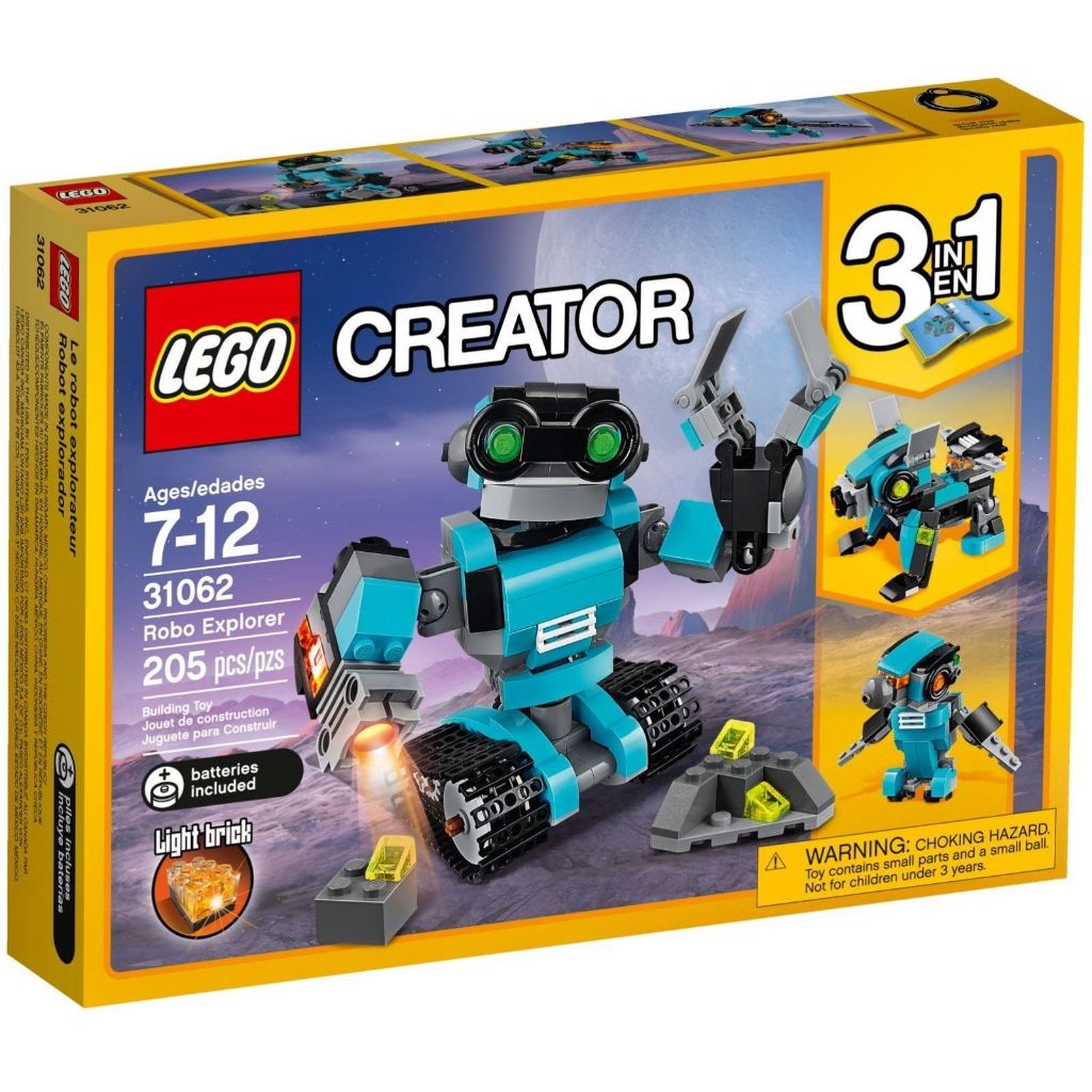 Jual LEGO Creator 3 in 1 - 31062 Robo Explorer Set Building Kid Toy ...
