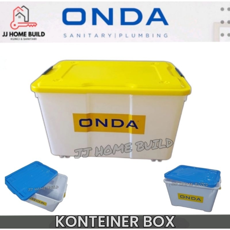 Jual Box Konteiner Penyimpanan Barang/ ONDA / Kuning / Biru / Tempat ...