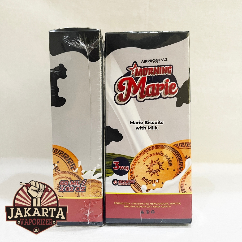 Jual MORNING MARIE BISCUITS WITH MILK 60ML 3MG 6MG BY MSI | Shopee ...