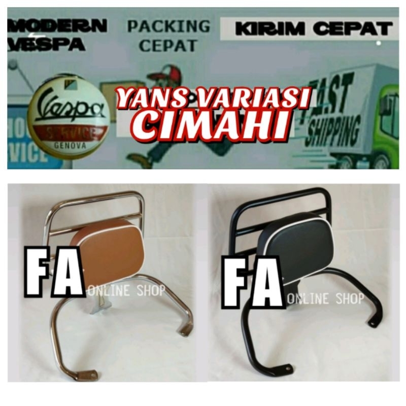 Jual Aksesoris Molis/Aksesoris Motor Listrik/Back Rack Motor Listrik ...