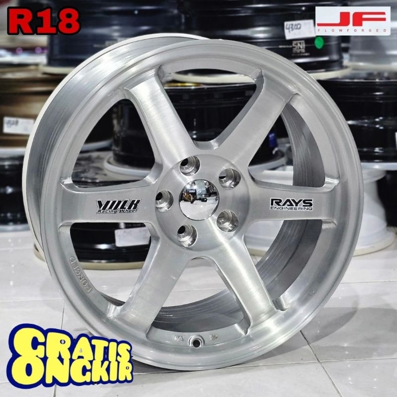 Jual Velg mobil racing r18 TE37 FLOW FORMING LEBAR 9 velg mobil ring 18 Innova Reborn Venturer ...