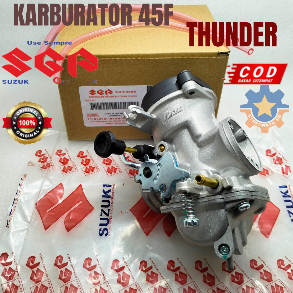 Jual KARBURATOR MOTOR SUZUKI THUNDER 125 ORISINIL SGP ASLI MIKUNI CARBURETOR KARBU CARBU KABU ...