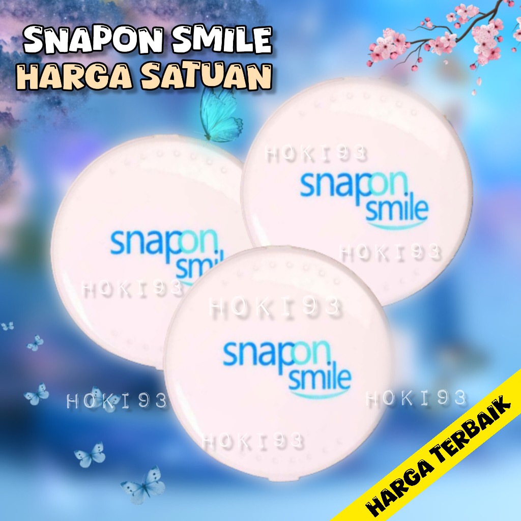Jual (PROMO) SnapOn Smile 100% ORIGINAL Authentic / Gigi Palsu Snapon Smile 1 Set | Shopee Indonesia