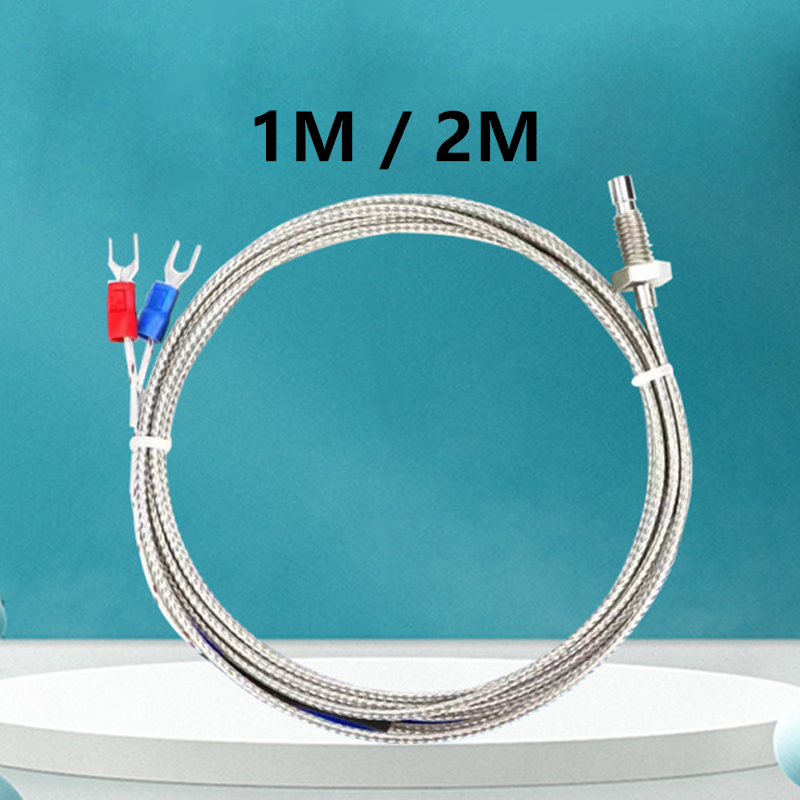 Jual 1/2m Thermocouple Termokopel Sensor Type K M6 Thread Stainless ...