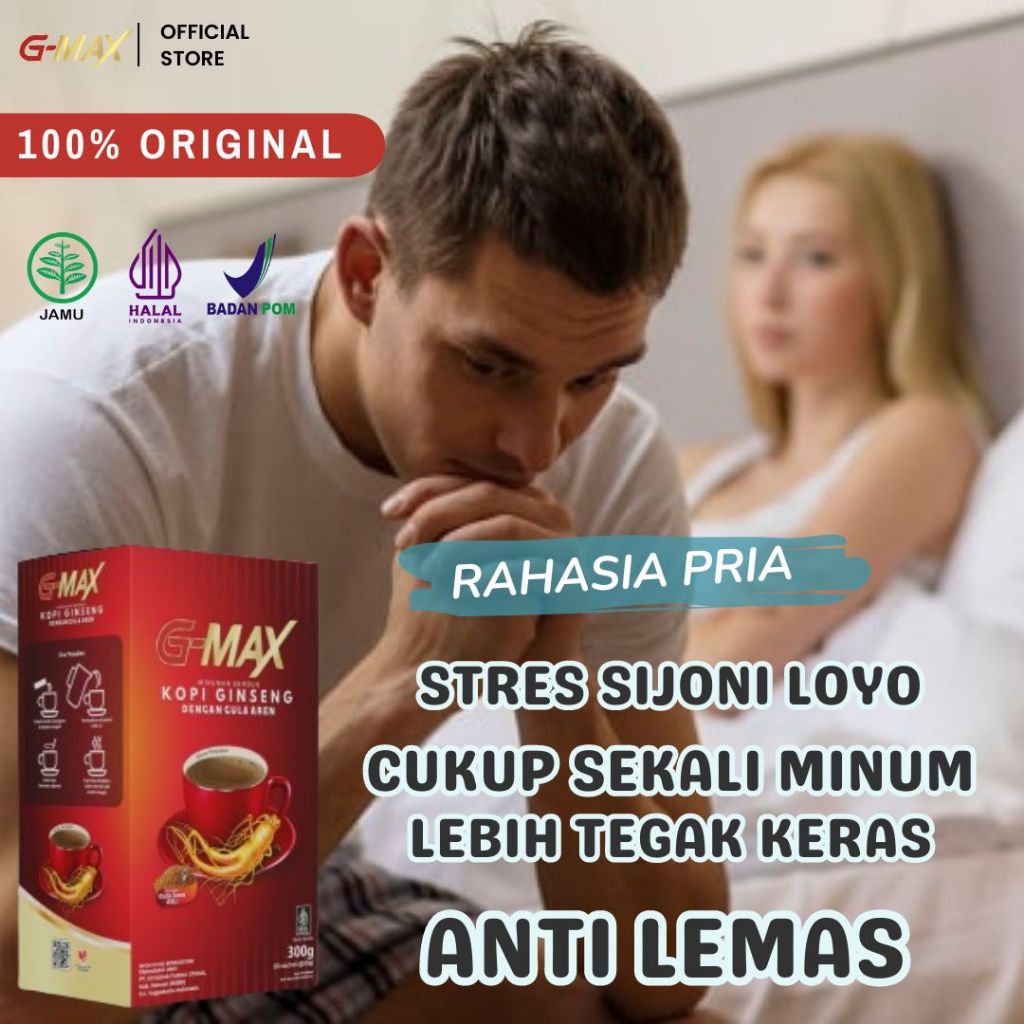 Jual Kopi Kuat Jantan Perkasa Stamina Pria Dewasa Coffe GMAX Kopi ...
