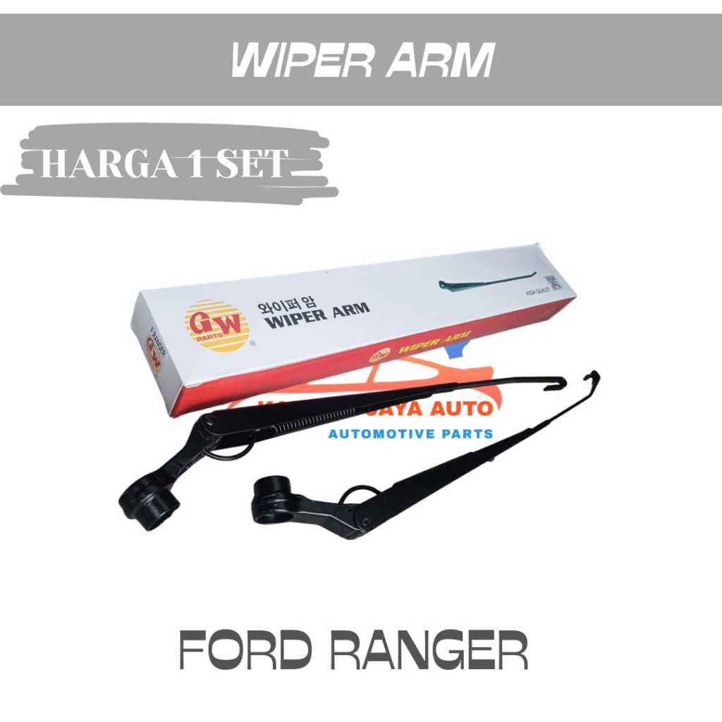 Jual 1 Set Wiper Arm Gagang / Tangkai Wiper Ford Ranger Everest Mazda ...