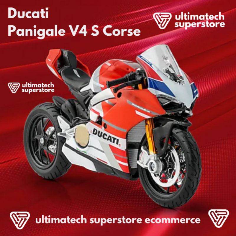 Jual Shell Ducati Panigale V4 S Corse Motor Diecast Maisto Scale 1:18 ...