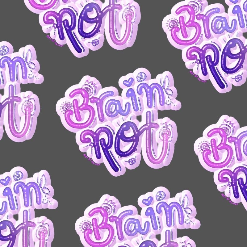 Jual BRAIN ROT GEN ALPHA SLANGS LAPTOP STICKER | Shopee Indonesia