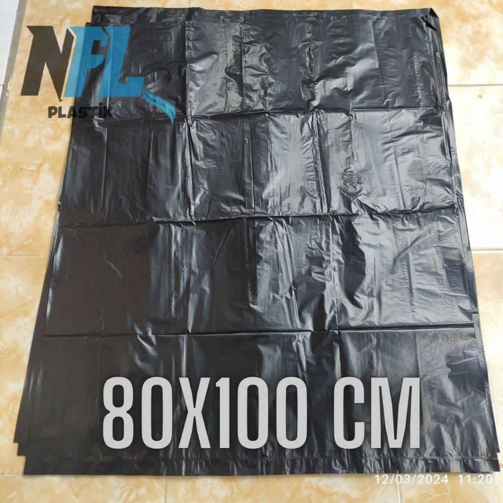 Jual Kantong Plastik Sampah 80 x 100 Cm , Plastik Sampah 80x100 Cm ...