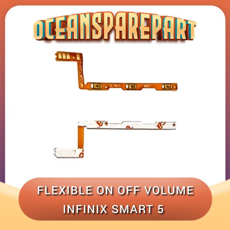 Jual FLEXSIBLE POWER ON OFF VOLUME INFINIX SMART 5 X657 X657C ORIGINAL ...