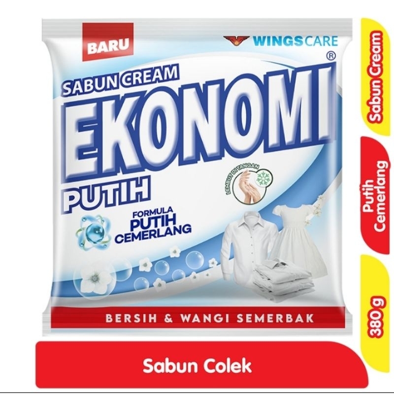 Jual EKONOMI Sabun Cream Putih 380 gram | Shopee Indonesia