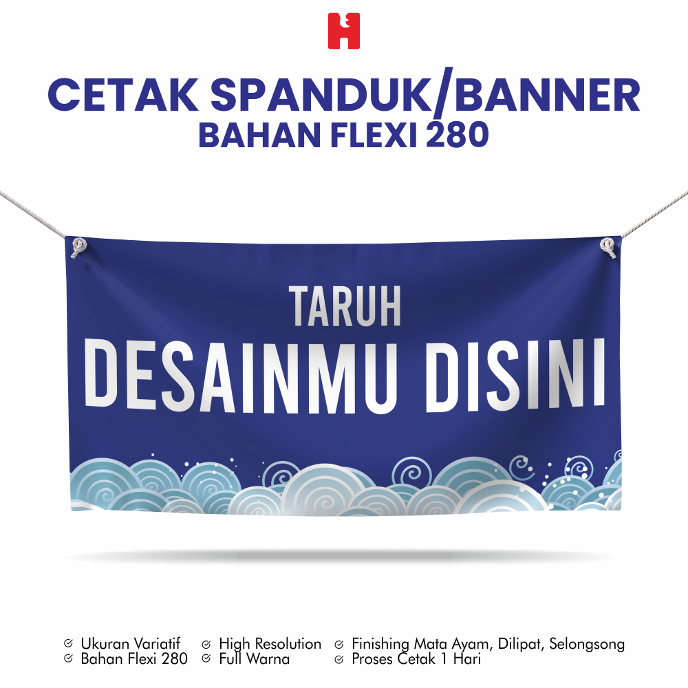 Jual Cetak Spanduk / Banner Bahan Flexi 280 - *Best Product *1 Hari Jadi !!! | Shopee Indonesia