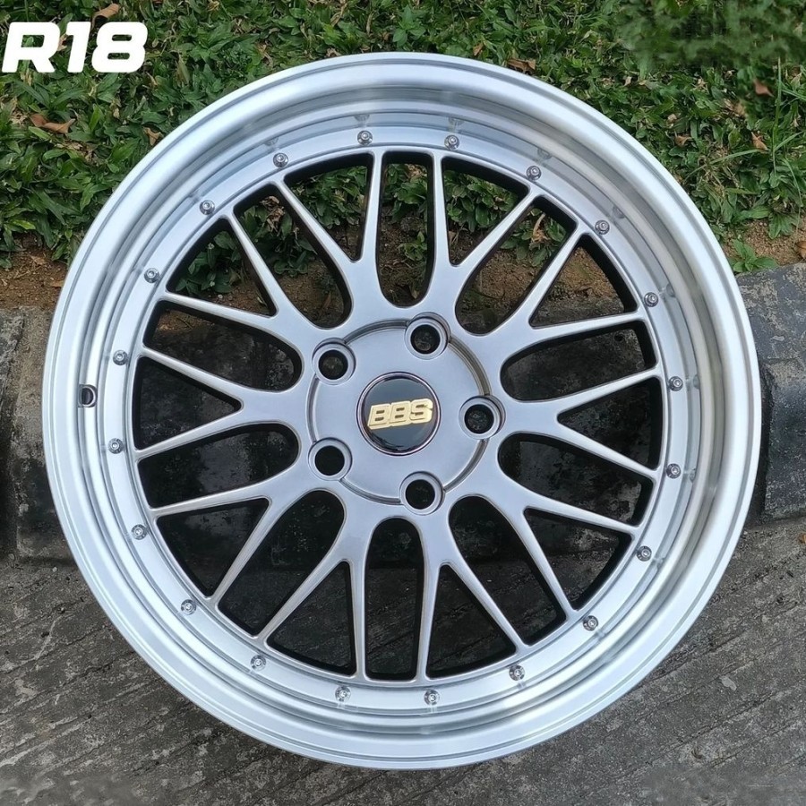 Jual velg mobil ring 18 BBS LM BMW R18 velg racing mobil bmw r18 | Shopee Indonesia