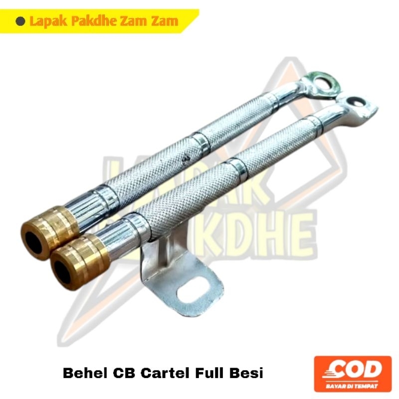 Jual Behel CB Kartel Panjang 28 cm Full Besi Bahan Tebal Set Ujung ...