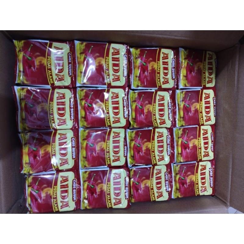 Jual Aida cabai bubuk kemasan renteng @25gr | Shopee Indonesia