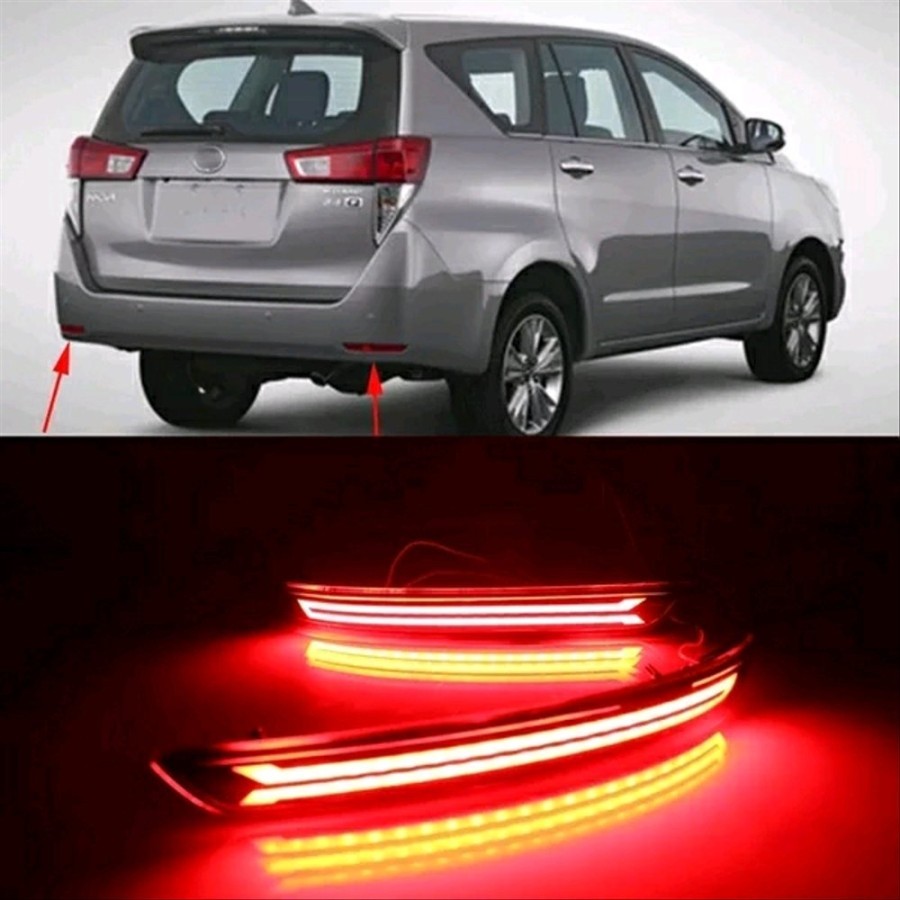 Jual Lampu LED Mata Kucing Reflektor Bumper Belakang All New Innova ...