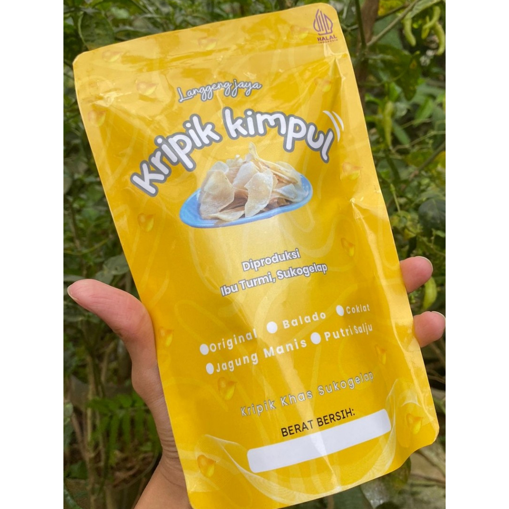 Jual Keripik Kripik Talas / Kimpul Gurih 100% Tanpa Pengawet Banyak ...