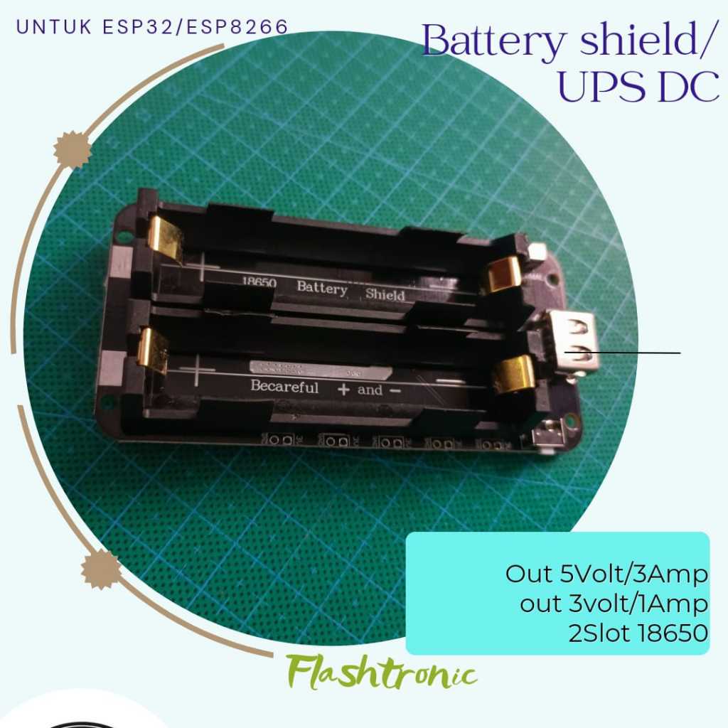 Jual 18650 Lithium Battery Shield V8 Mobile Power Expansion Board ...