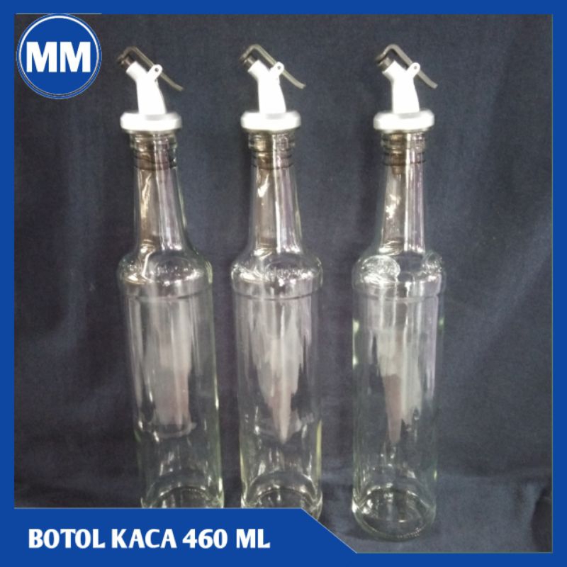 Jual Botol Kaca Marjan 460 ML Sama Tutup Dispenser | Shopee Indonesia