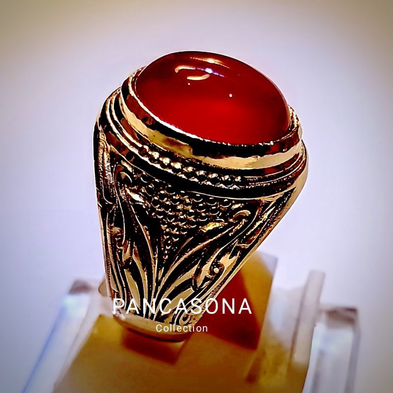 Jual BATU CINCIN RED BARON PACITAN GARANSI BATU AKIK ORIGINAL | Shopee ...