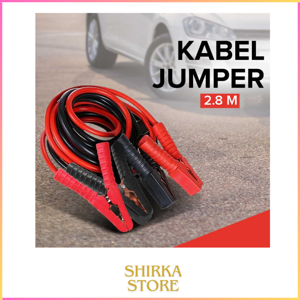 Jual SS - Kabel Jumper Aki Copper 2mm for Vehicles Under 2000cc 2.8M | Shopee Indonesia