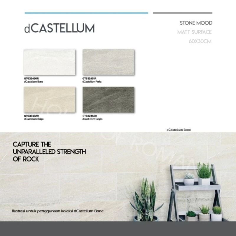 Jual Roman Granit 30x60 dCastellum Series (Stone Mood) / Granit Dinding ...