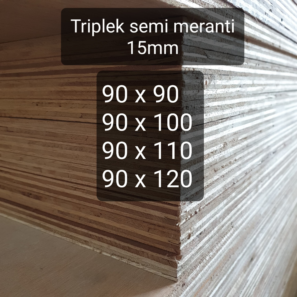 Jual Triplek custom semi meranti 15mm plywood multiplek halus 2 sisi ...