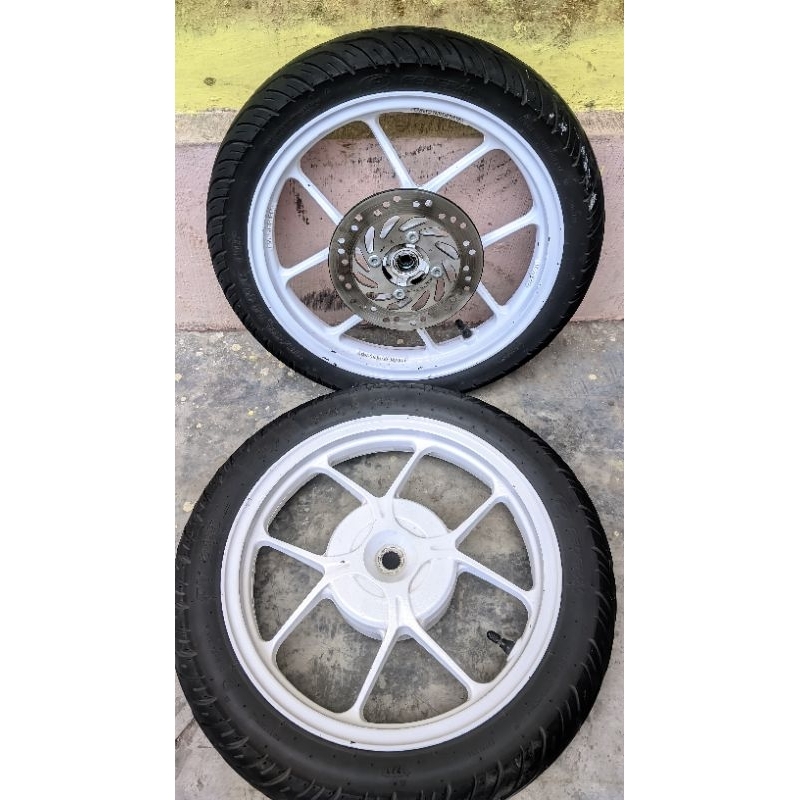 Jual Velg Repaint Putih - Ring 14 Beat Deluxe Original Satu Paket ...