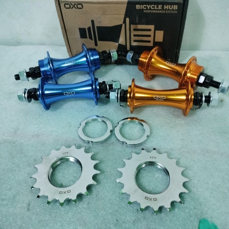 Jual Hub Freehub Fixie Doltrap 17T Hub Bearing Fixie oxo 36 hole Cog ...