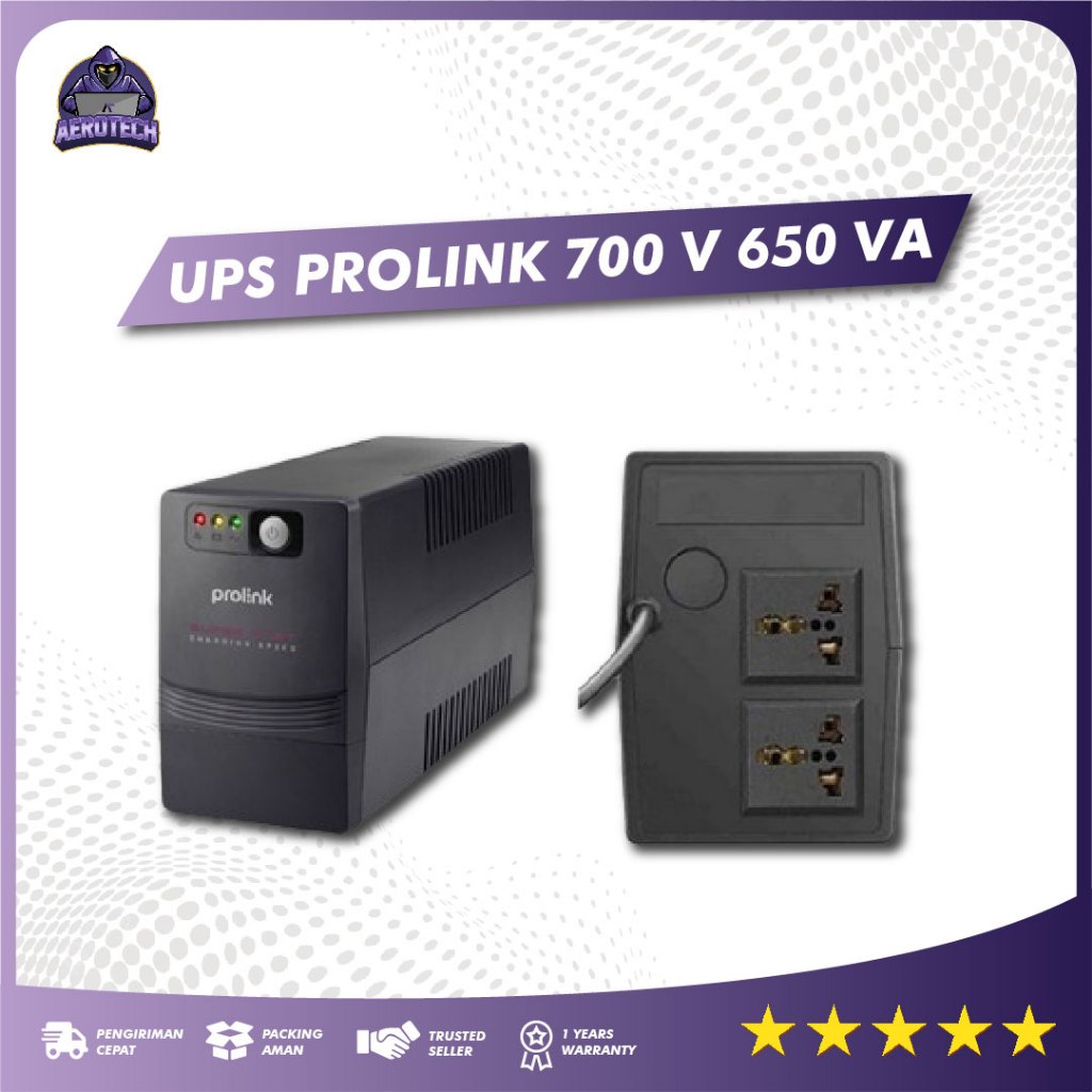 Jual UPS PROLINK PRO 700 V (AVR) I 650VA | Shopee Indonesia