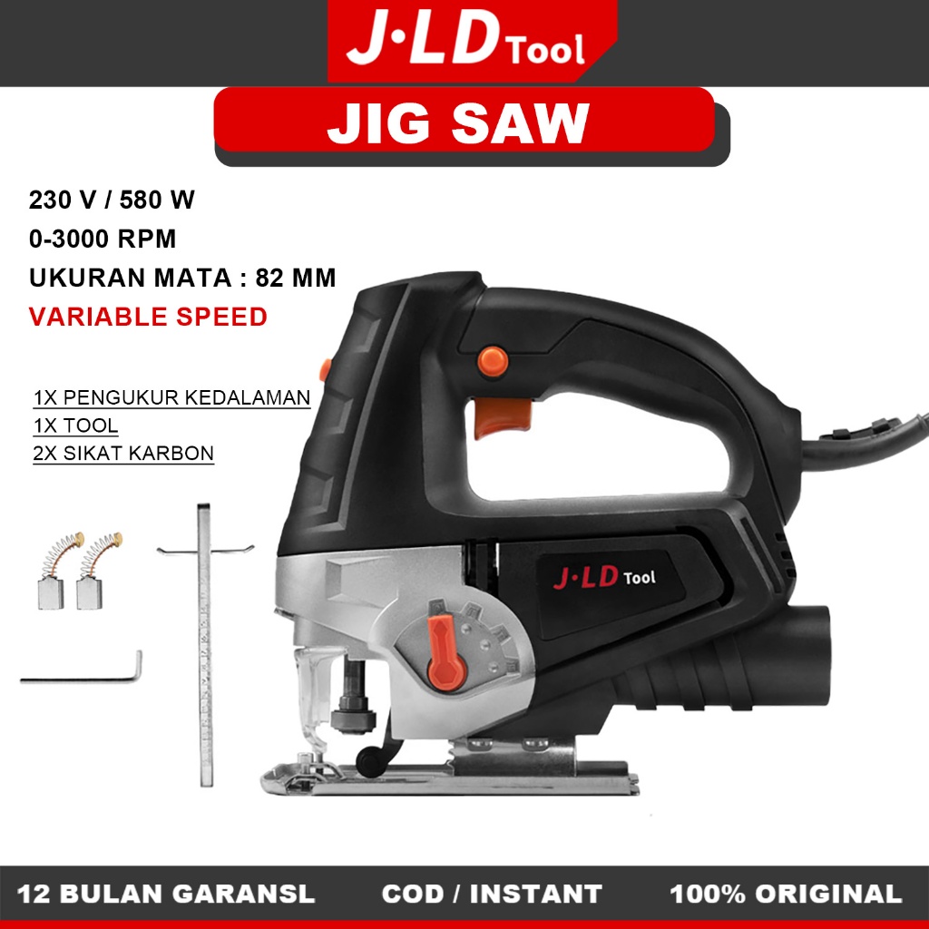 Jual JLD Jig Saw Laser 580Watt Gergaji Listrik Mesin Potong Jigsaw jld ...
