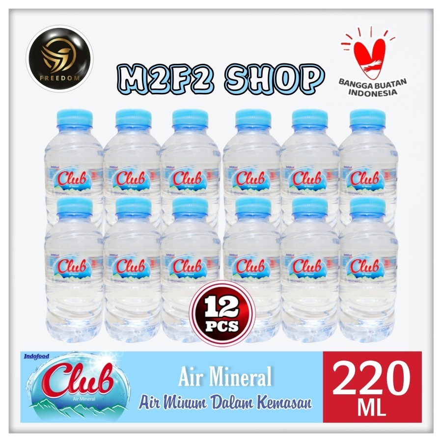 Jual Air Mineral Club Baby Mini Botol Plastik Pet - 220 ml (Kemasan 12 ...