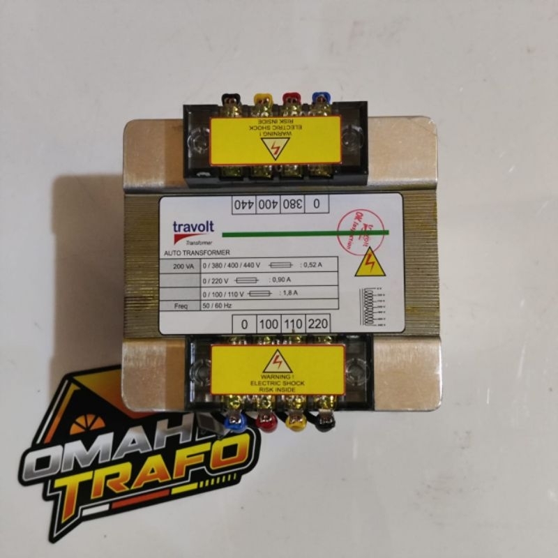 Jual trafo step down up down auto 200VA 380V/400V/440V - 100V/110V/220V | Shopee Indonesia