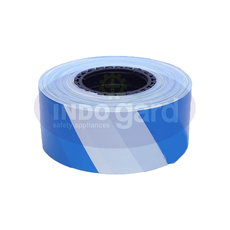 Jual Barricade Tape Biru Putih 3inx300M,Police Line Biru Putih,Warning ...