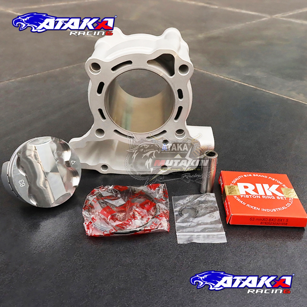 Jual ATAKA RACING 63 62 65 68 70mm BLOK CERAMIC BLOCK 180CC 200CC HONDA ...