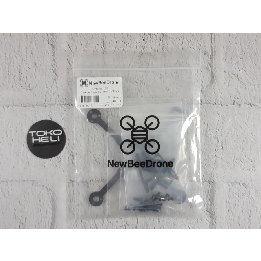 Jual NewBeeDrone Cockroach 75mm Carbon Fiber Brace Kit | Shopee Indonesia