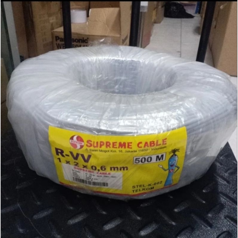 Jual Kabel Telephone Supreme 1x2x0.6 isi 2 Meteran | Shopee Indonesia