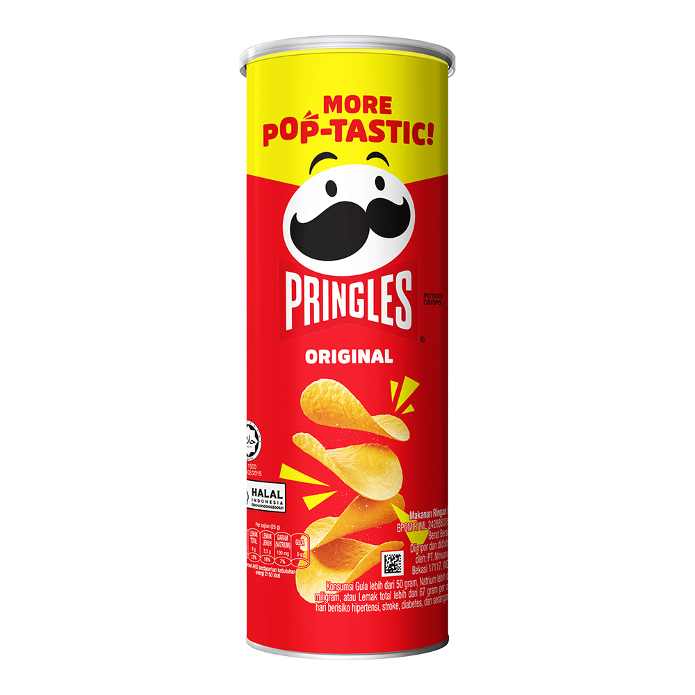 Jual Pringles Keripik Kentang Original 102 g | Shopee Indonesia