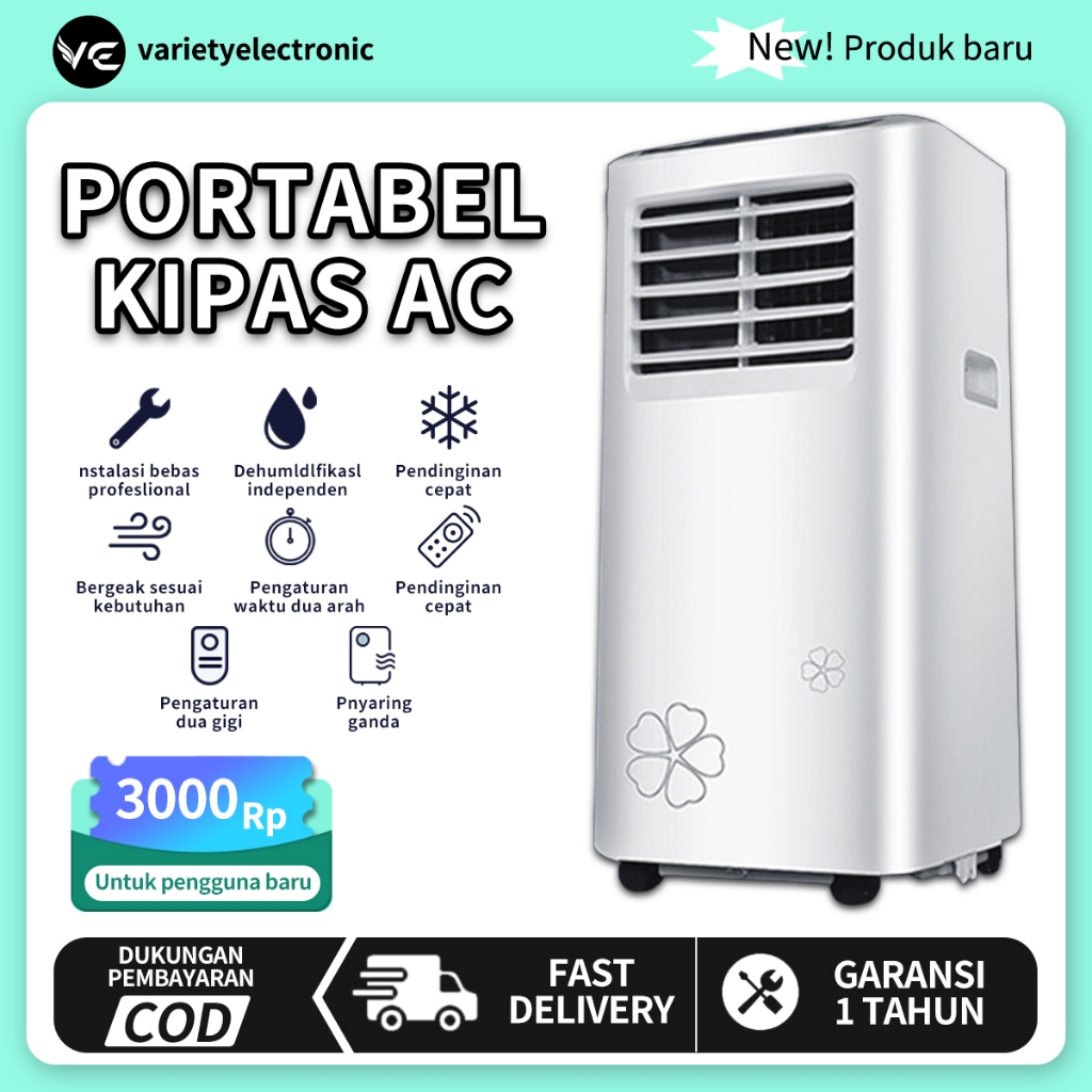 Jual AC Portable Multiple Function AC - 0.5PK / 1 PK | Shopee Indonesia