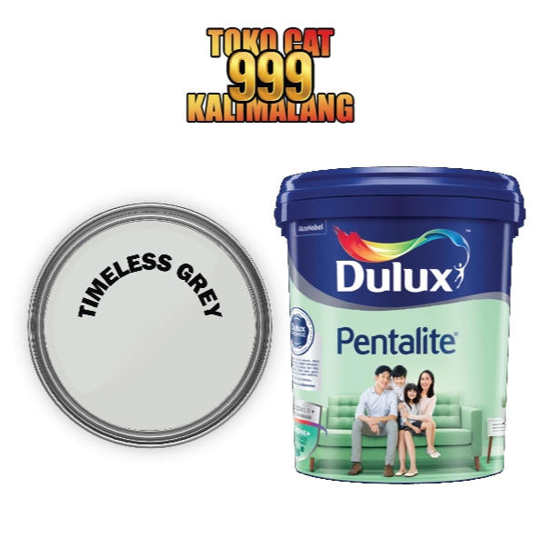 Jual Cat Tembok Rumah Interior Dulux Pentalite AB Warna Timeless Grey ...