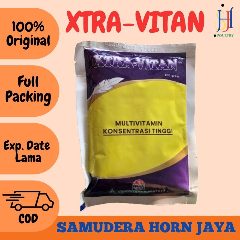 Jual Xtra Vitan 100 gr Vitamin Unggas Multivitamin | Shopee Indonesia