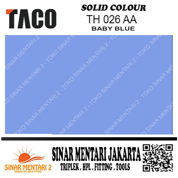 Jual TACO HPL BASIC COLOUR TH 026 AA BABY BLUE | Shopee Indonesia
