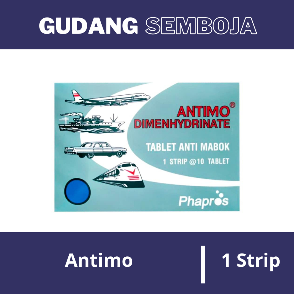 Jual Antimo Strip Isi 10 Tablet / Obat Mual Muntah | Shopee Indonesia