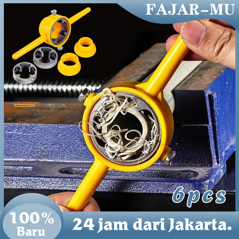 Jual 6pcs Pipe Threader Set Thread Maker Alat Senai Pipa PVC Alat ...
